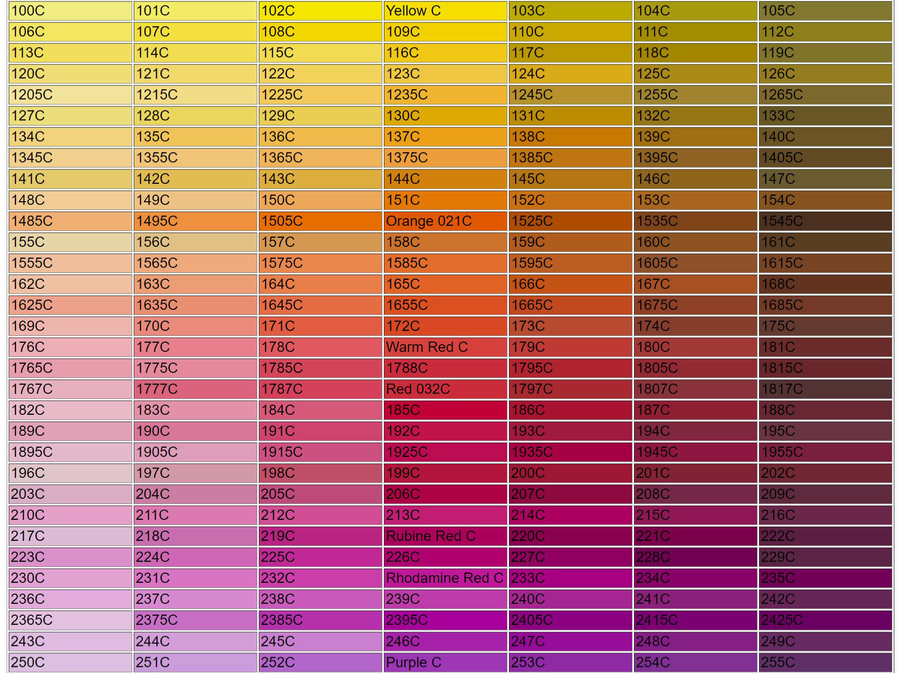 pantone潘通C卡色1 | 【DoveFly United 台灣製造識別證帶】企業首選識別證帶&金屬客製製造設計工廠
